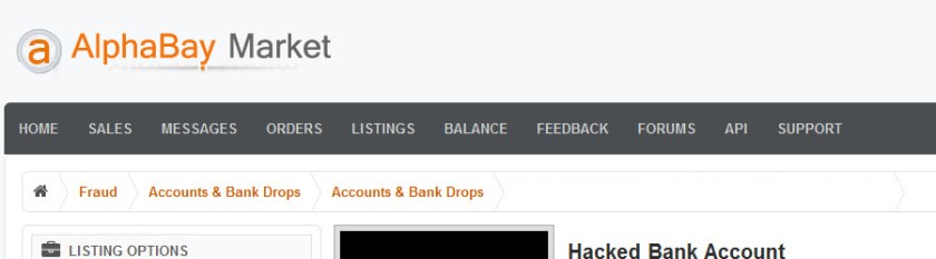 Top Dark Web Markets: AlphaBay and Stolen Credentials – SurfWatch Labs ...